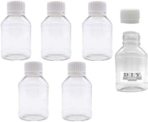 DIY Crafts Clear Empty Pet Mini Storage Bottles-100ml(Pack of 10) 100 ...