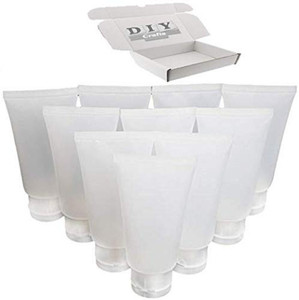 DIY Crafts Empty Lotion Squeeze Tubes (50 ml) (Pack of 10) Travel ...