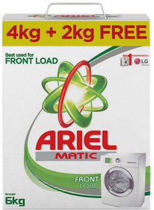 Ariel Matic Front Load Detergent Powder 4KG + 2KG Detergent Powder ...
