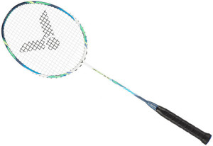 VICTOR Meteor X 80 B All-Round Series (4U) White, Blue Strung Badminton ...