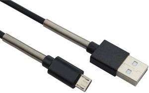 Webilla Power Sharing Cable 1.2 m USB Micro 2.4A Round Charging Cable ...