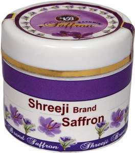 shreeji brand Shreeji kesar 100% Pure Gold Kasmiri (Grade-1) Kesar-5g ...