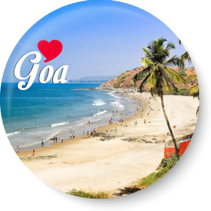 PEACOCKRIDE Love Goa Fridge Magnet Pack of 1 Price in India - Buy ...