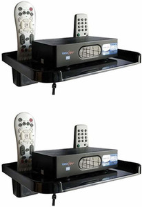Digiway Set Top Box/DTH Stand/Wall Mount & Remote Holder (Black ...