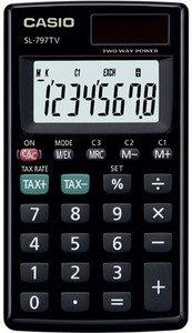 Flipkart.com | CASIO SL797TV Portable Basic Calculator - Basic