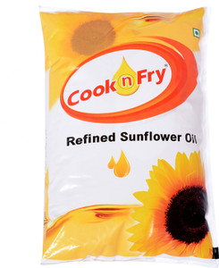 Cook n Fry Refined Sunflower Oil Pouch Price in India - Buy Cook n Fry ...