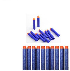 MobiNok Bullet Foam Dart Bullets for Nerf N-Strike Elite Guns(Pack of ...
