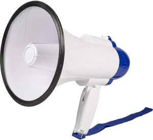 TECHGEAR 10w Portable Mic Megaphone Loud Speaker and Siren Record Play ...