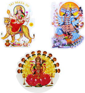 Ratnatraya 21.2852 cm Energized Combo Goddess Shri Laxmi Maa Shubh Labh ...