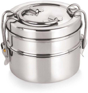 Flipkart.com | Amicus Stainless Steel 700 ml 2 Containers Lunch Box