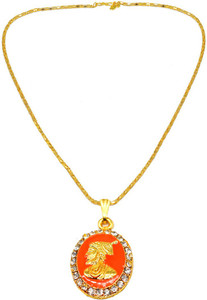 Shiv Jagdamba Chhatrapati Shivaji Maharaj Oval Locket With Chain Gold ...