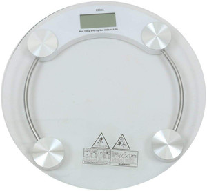 Gadget Hero's Personal Weight Machine 8mm Thick Round Transparent Glass ...