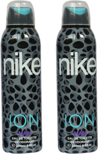 NIKE ION Grey (Pack of 2) Deodorant Spray - For Men - Price in India ...