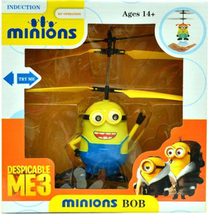 oongly Flying Minion Helicopter with Infrared Sensor Automatic Floating ...