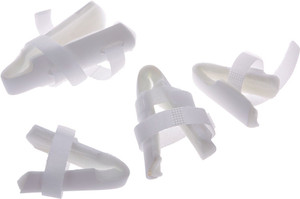 IRIS New Finger Splint Two Sided Curved Foam Protector Brace Support ...