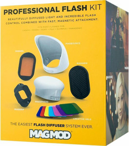 Magmod Professional Kit Compatible with all Flashes Modifier Diffuser ...