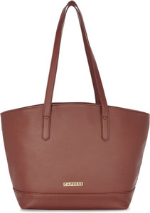 Buy Caprese Women Tan Satchel Tan Brown Online @ Best Price in India ...