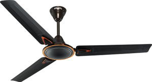 SEION Amaze Deco 1200 MM Matt Black 1200 mm 3 Blade Ceiling Fan Price ...