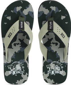 Seven By MS Dhoni Men CSKFTM01-03 Flip Flops - Buy Seven By MS Dhoni ...
