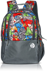 Optima Multi Zipper & Heavy Duty 30 L Laptop Backpack Grey - Price in ...