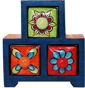 The Rajasthali Rajasthali wooden showpiece box Decorative Showpiece ...