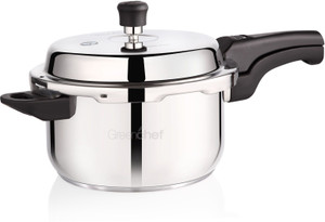 Greenchef Stainless Steel 5 L Outer Lid Induction Bottom Pressure ...