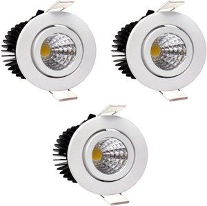 GALAXY LED Ceiling COB Spot Light - 3 Watt - Round - Warm White (2700K ...