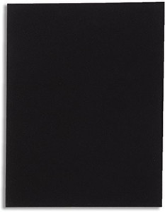 Hygloss 27505 Black 5 Sheets Velour Self-Adhesive Paper - 27505 Black 5 ...