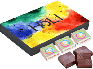 CHOCOCRAFT Holi gift onlin, 6 Chocolate Gift Box, chocolate for wife ...