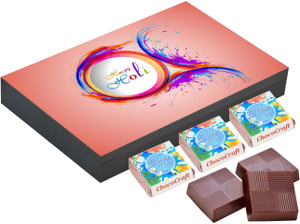 CHOCOCRAFT Holi colorful gift, 9 Chocolate Gift Box, amazing chocolate ...