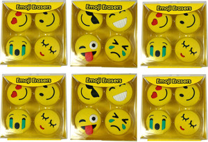 Flipkart.com | Furnish Marts Emoji Eraser for School Going Kids Or ...