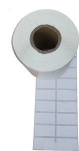 CHROMO 40mm x 20mm x 2UP BARCODE STICKER 5000 PCS PER ROLL SELF ...