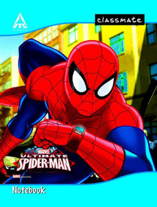 Classmate MARVEL ULTIMATE SPIDERMAN A4 Notebook SINGLE RULE 76 Pages ...