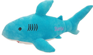 DISNEY Blue Shark Stuffed Soft Toy - 40 cm - Blue Shark Stuffed Soft ...