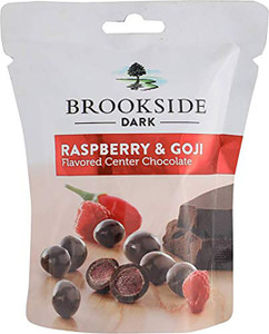 BROOKSIDE - Flavored Center Chocolate - Raspberry & Goji 33.3gm - (Pack ...