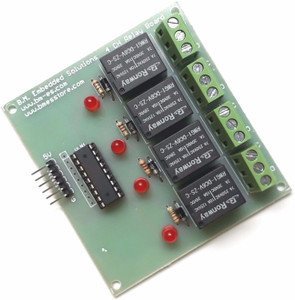 BMES Electronics 4- Channel Relay ULN2803 Board Module 6V for Arduino ...