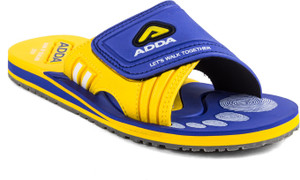 Adda Men OMEGA-36 YELLOW RBLUE Slides - Buy Adda Men OMEGA-36 YELLOW ...