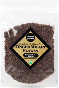 urban platter Finger Millet Flakes (Ragi Poha, Nachani), 400g / 14.11oz ...