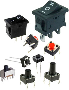 UraXx Unique Combo of 55 Pieces Slide & Rocker Switch and Push-Buttons ...