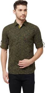 COPPERSTONE Men Printed Casual Green Shirt - Buy COPPERSTONE Men ...