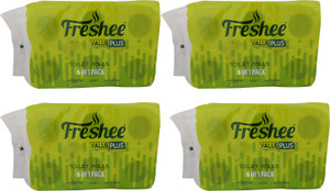 Freshee Pack Of 4 Tissue Roll Toilet Paper Roll Price in India - Buy ...
