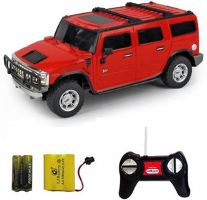 Fancy remote control rechargeable hummer car for kids (RED) - remote ...