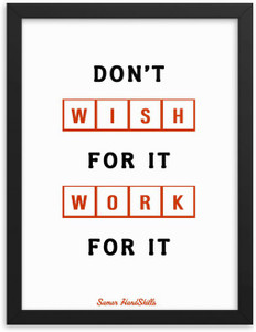 Live Your Thought, Gift a Thought, Motivational Quote Frames, Wall Art ...