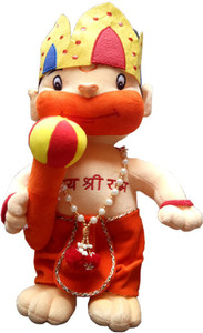 Babyjoys Lord Baal Hanuman Hindu Idol Soft Toy (Pack of 1) - 50 cm ...