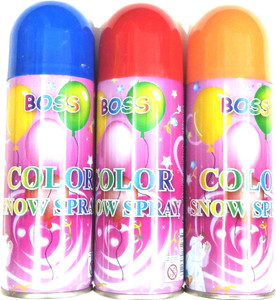 Priyankish Holi Colour Snow Spray Pack of 3 Holi Color Paste Pack of 3 ...