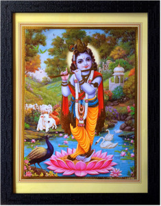 Art collection Rare and antique poster of bal gopal Painting Photo ...