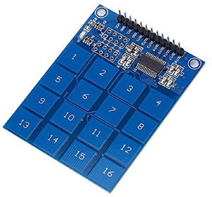 Robotbanao TTP229 4x4 Keyboard 16-Channel Capacitive Touch PAD Sensor ...