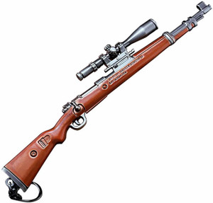 SN RACERS Miniature Metal Karabiner 98k Bolt-Action Sniper Rifle ...