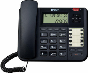 Uniden AT8502 2-Line Corded Landline Phone Price in India - Buy Uniden ...