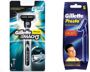 Gillette mach and presto, Men - Price in India, Buy Gillette mach and ...